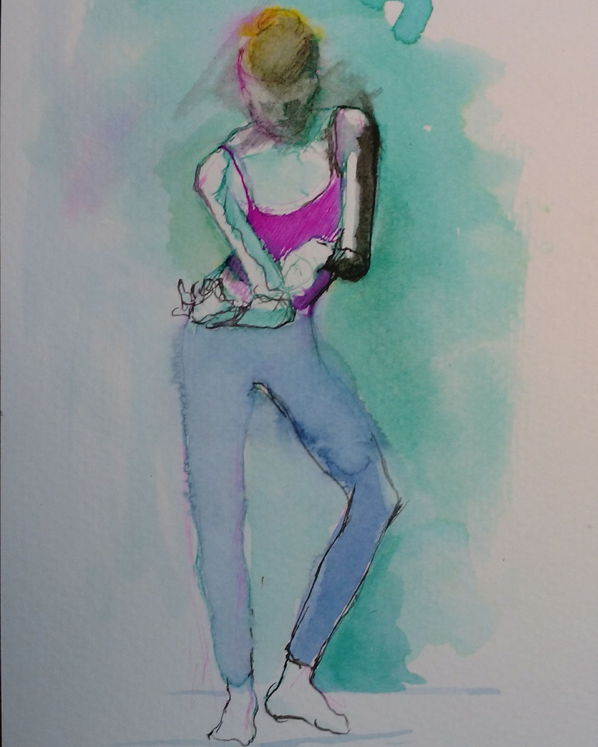 Dancers in Studio – Mahshid Farhoudi Art